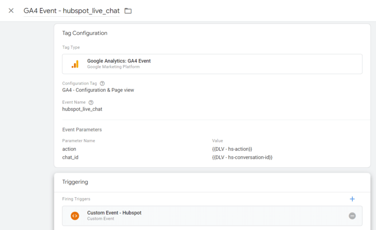 Track HubSpot Live Chat Using Our GTM Recipe | Intigress