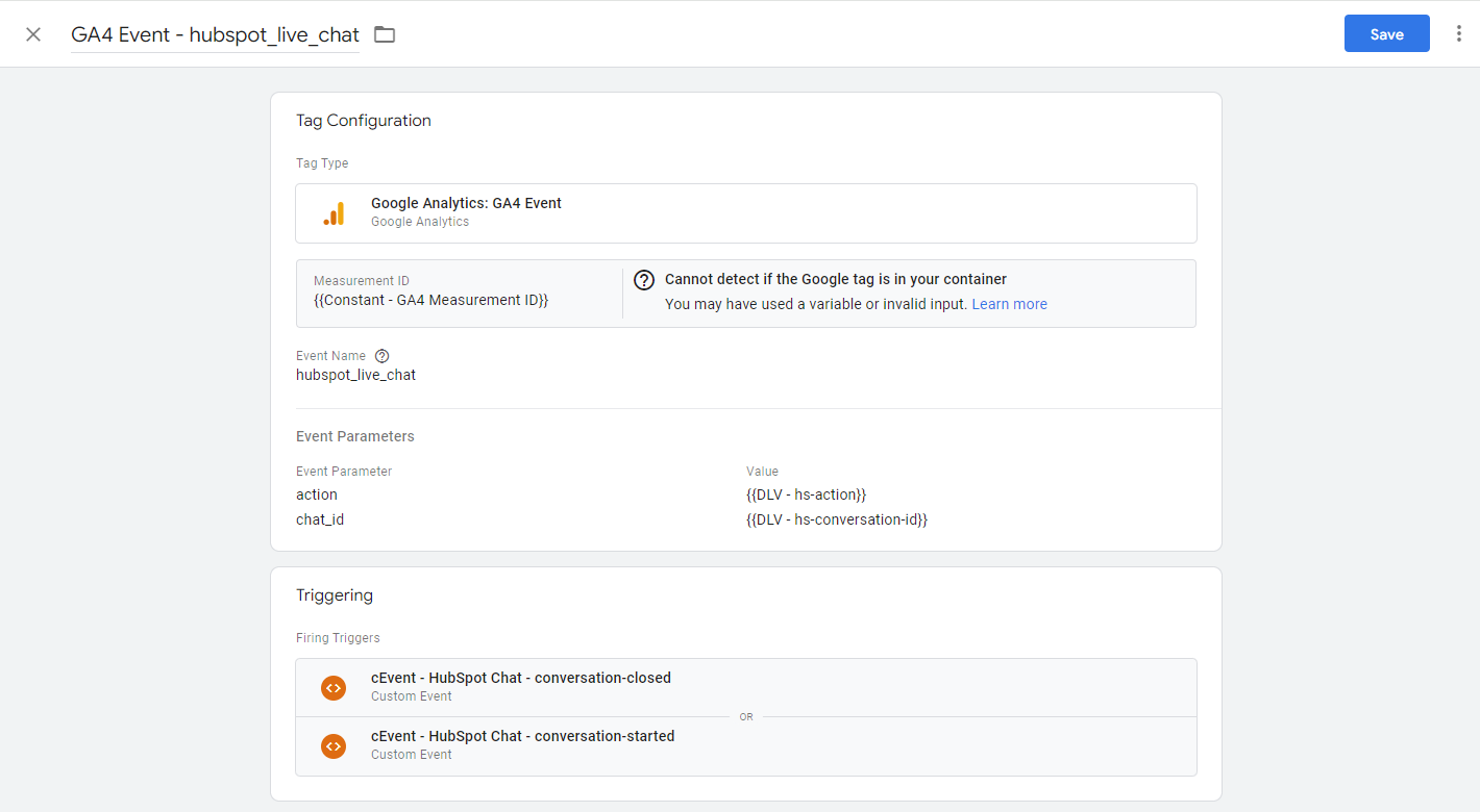 Track HubSpot Live Chat Using Our GTM Recipe | Intigress